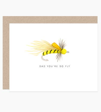 Dad Fly Card | Lewes Lettering Co.