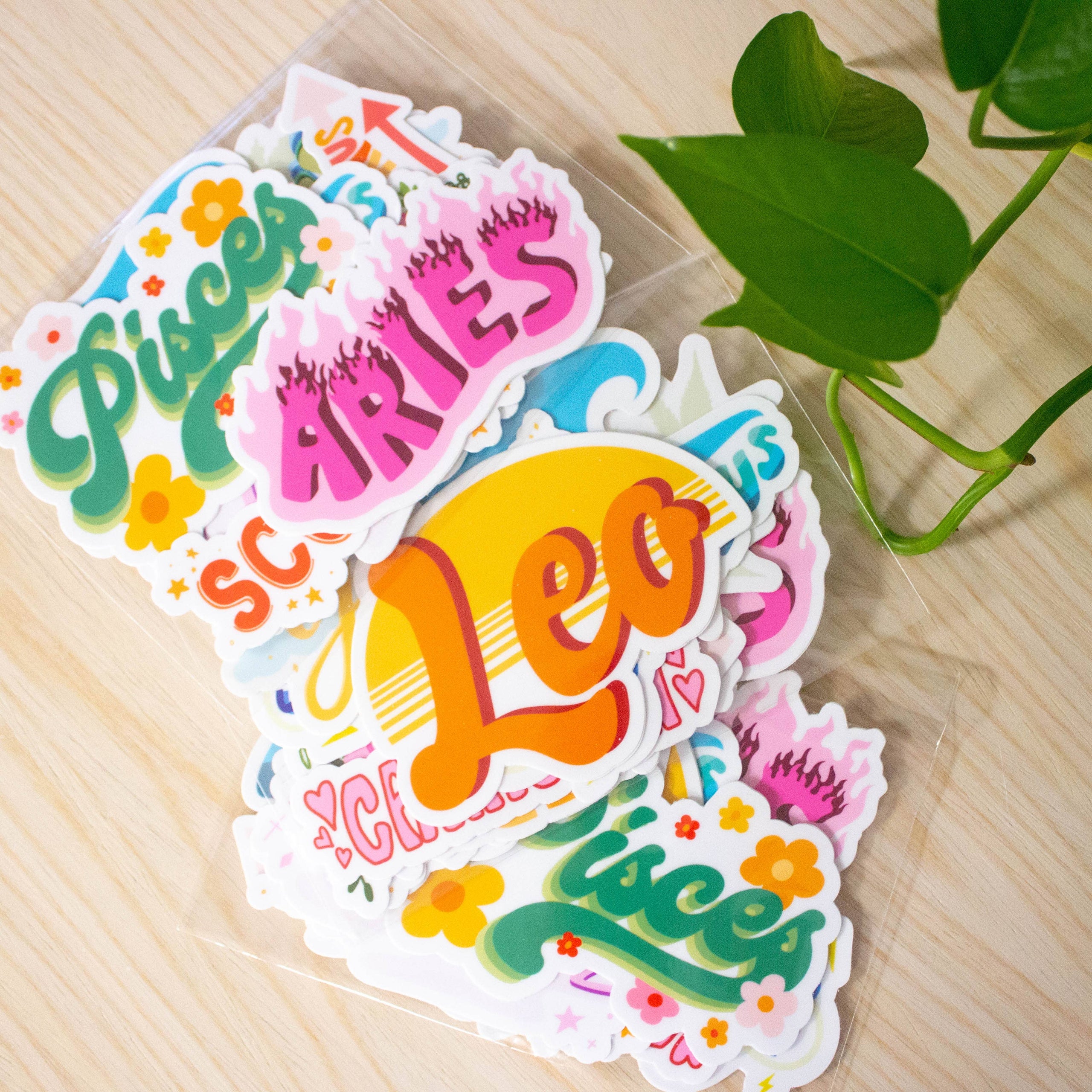 Zodiac Stickers | Lewes Lettering Co.