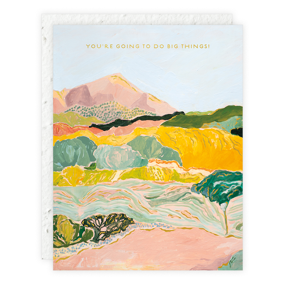 Magical Mountains Congratulations Card | Lewes Lettering Co.